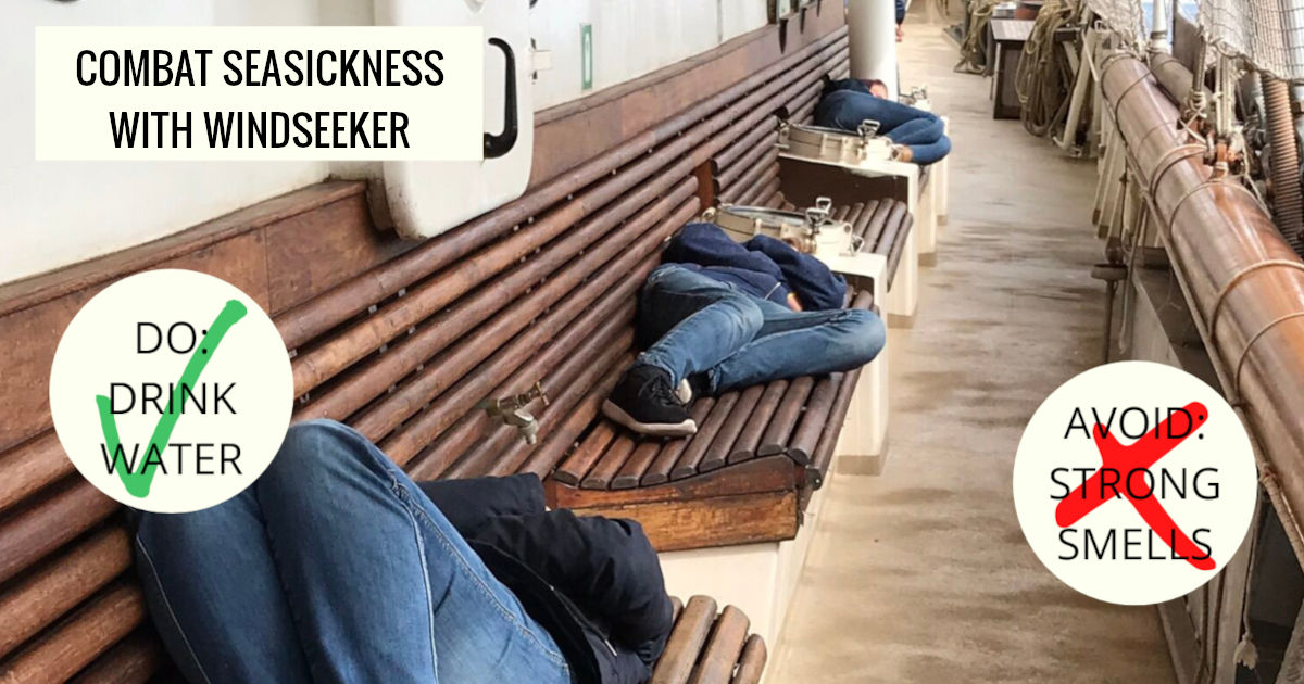 How to avoid and deal with seasickness - Windseeker